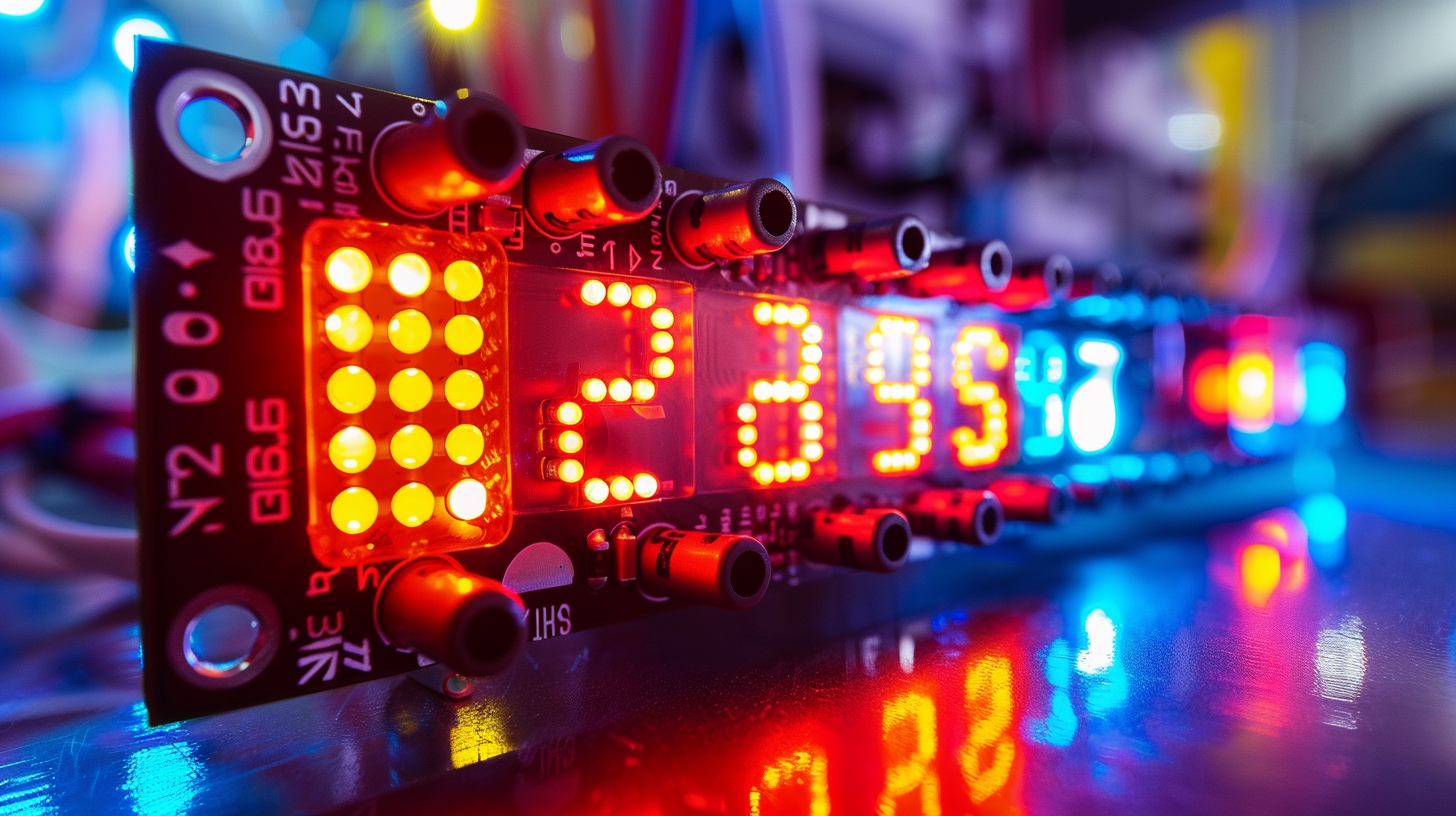 0.56 inch 4-digit seven segment led display | Hi Red - LED diode and LED display