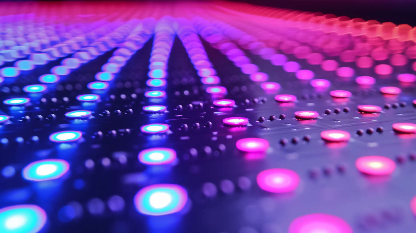 2.3 inch height 8x8 LED dot matrix | RGB color | ultra Blue - LED diode ...