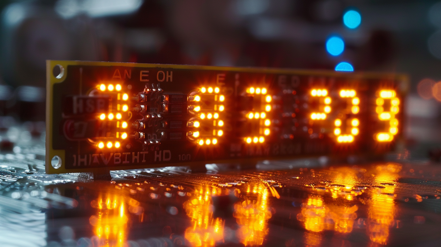 Versatility of a 0.39 Inch 4-Digit LED Display