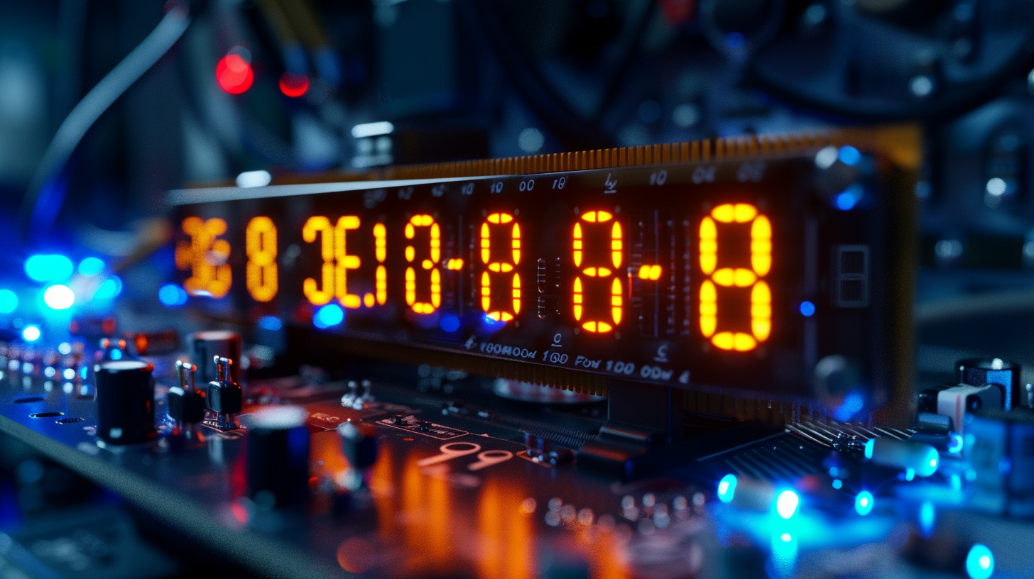 Seven Segment Led Display 025inch 4 Digit Digit Ultra Red Led